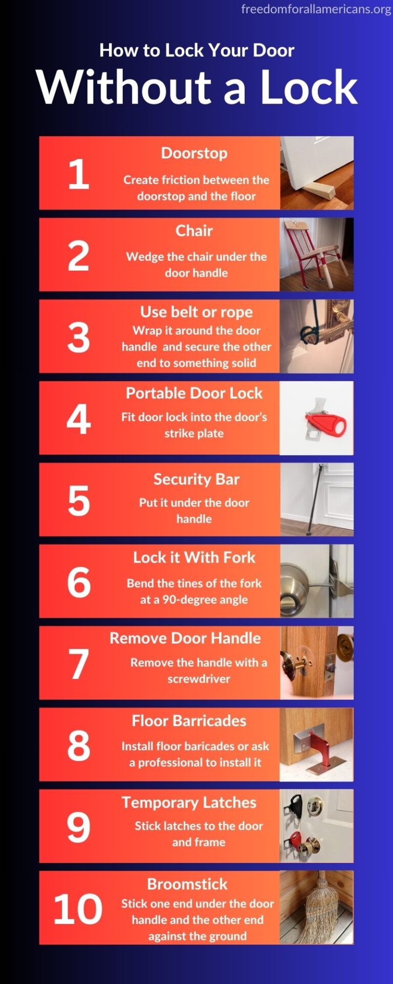 How to Lock Your Door Without a Lock - 10 Genius Hacks